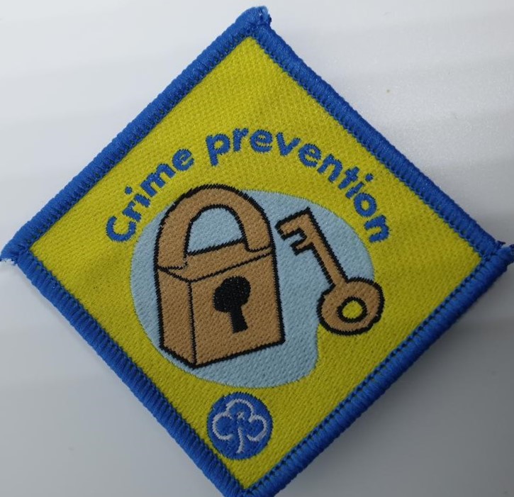 Brownie – Crime Prevention – Leslie's Guiding Badge History