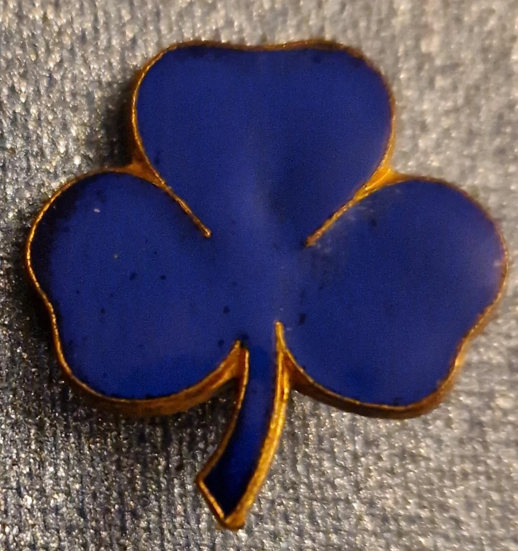 Award – Guide Blue Trefoil – Leslie's Guiding Badge History